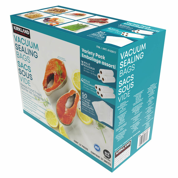 Costco Kirkland Signature Vacuum Sealing Bags Assortment Pack Same-Day ...