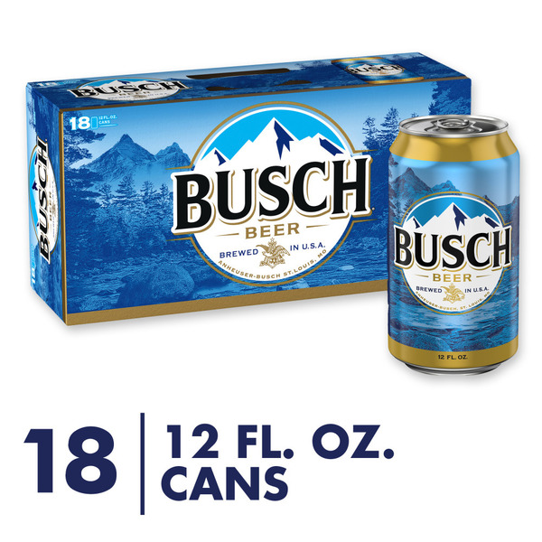 Busch Beer, 18 Pack 12 Fl Oz Cans Same-Day Delivery or Pickup | Publix