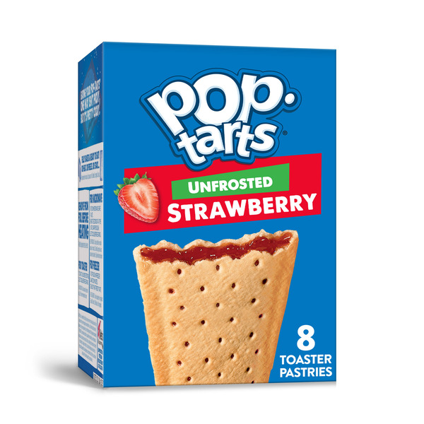 Pop-Tarts Unfrosted Strawberry Toaster Pastries, Breakfast Foods, 13.5 ...