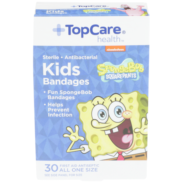 TopCare Spongebob Squarepants, Antibacterial Kids First Aid Antiseptic ...