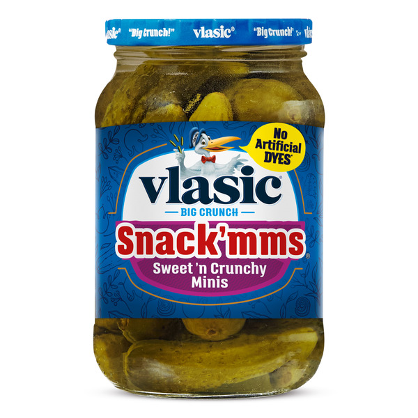 Vlasic Snack'mms Sweet'n Crunchy Mini Pickles Same-Day Delivery or ...
