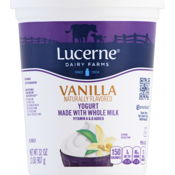 Safeway Lucerne Yogurt, Vanilla, Blended Same-Day Delivery or Pickup ...