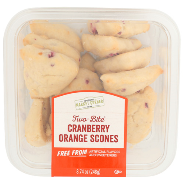 Sprouts Farmers Market Sprouts Two Bite-Scones-Cranberry Orange Same ...