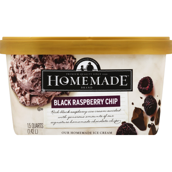 Homemade Brand Ice Cream, Black Raspberry Chip Same-Day Delivery or ...