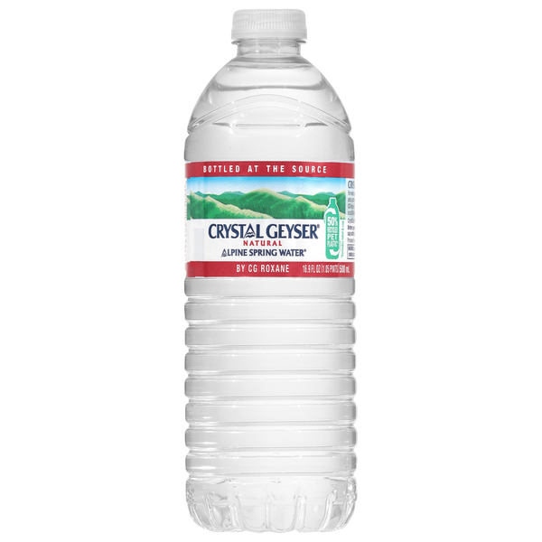 Stater Bros. Crystal Geyser Spring Water, Alpine, Natural Same-Day ...