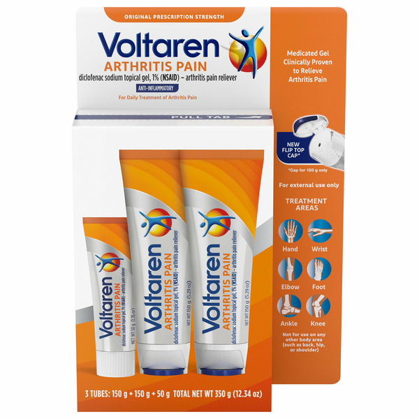 Costco Voltaren Arthritis Pain Gel with Easy Open Cap Same-Day Delivery ...