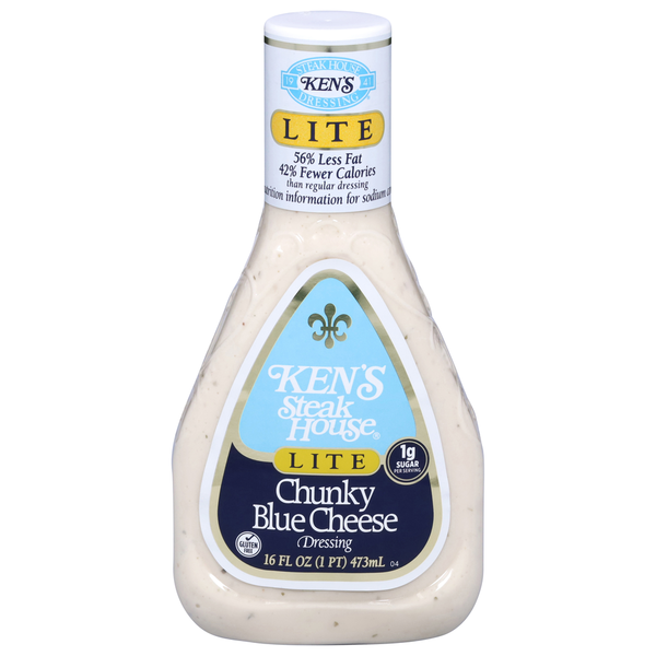 Ken's Steak House Lite Chunky Blue Cheese Dressing Same-Day Delivery or ...