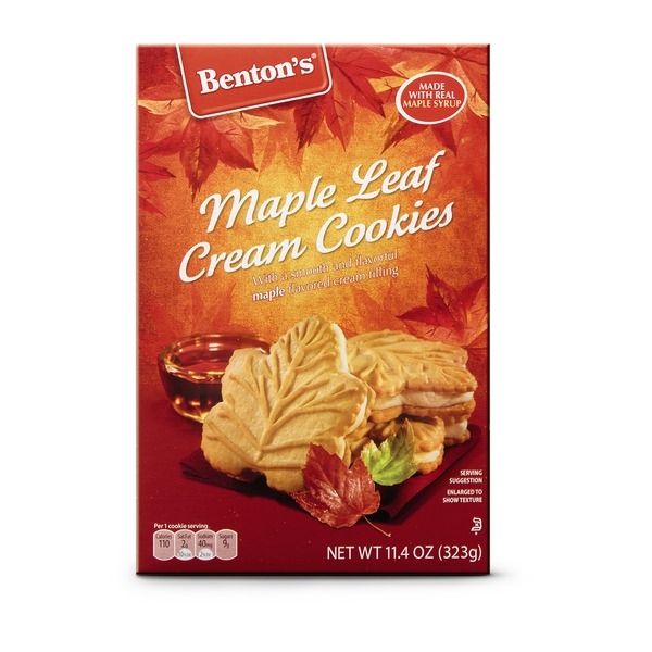 ALDI Benton's Maple Leaf Creme Cookies Same-Day Delivery or Pickup ...