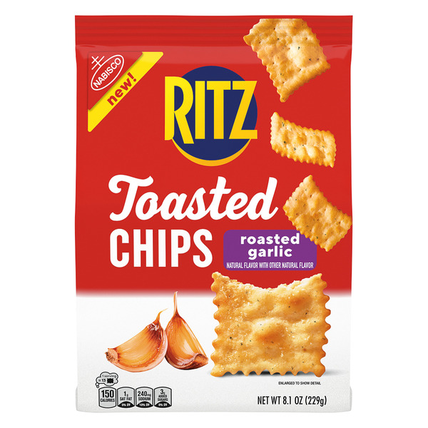 Ritz Roasted Garlic Crackers, Party Snacks 8.1 oz Same-Day Delivery or ...