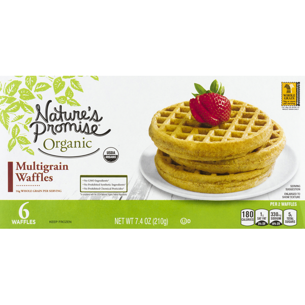 Nature's Promise Waffles, Multigrain (6 each) - Instacart