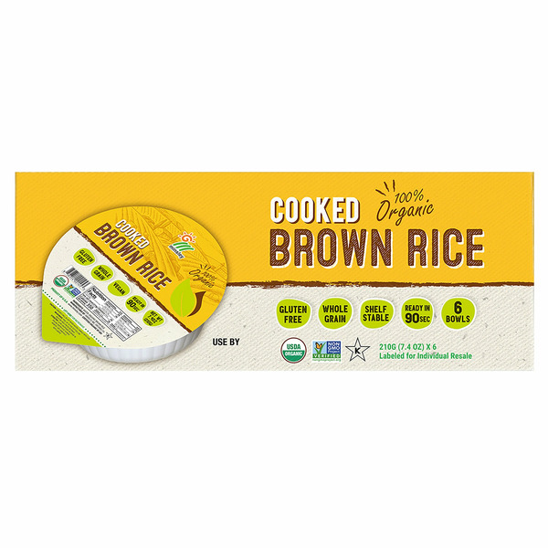 Costco Minsley Organic Cooked Brown Rice Bowls Same-Day Delivery or ...