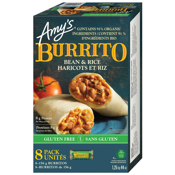Amy's Kitchen Bean & Rice Burrito Same-Day Delivery | Costco