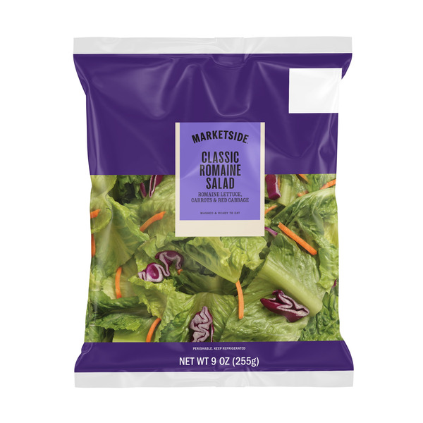 Walmart Marketside Classic Romaine Lettuce, Carrots & Red Cabbage Salad ...