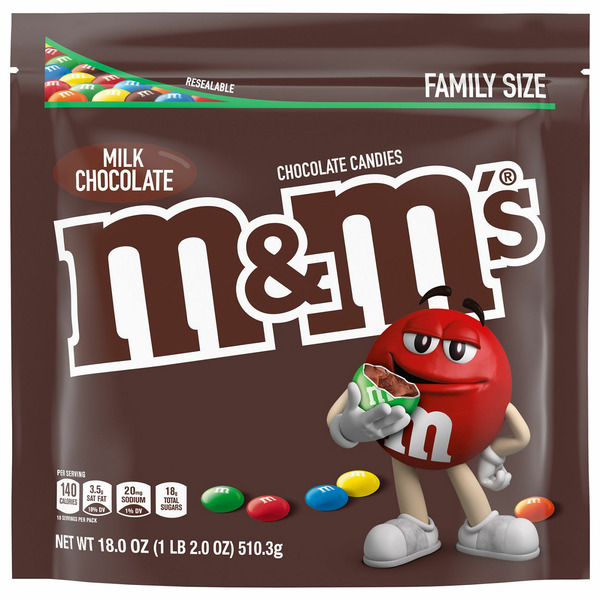 Wegmans M&M's Milk Chocolate Candy Family Size Same-Day Delivery or ...
