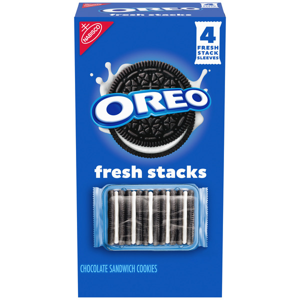 Kroger OREO Fresh Stacks Chocolate Sandwich Cookies, Travel Snacks ...
