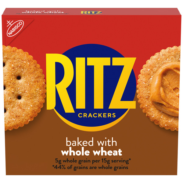 Food Lion Ritz Whole Wheat Crackers, Snacks For Kids And Adults, Lunch ...
