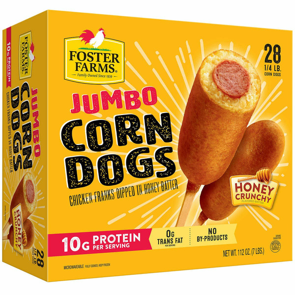 Foster Farms Jumbo Chicken Corn Dogs Same-Day Delivery | Costco
