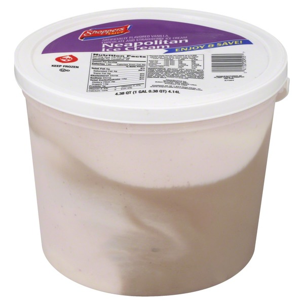 Shoppers Value Ice Cream, Neapolitan (4.38 qt) - Instacart