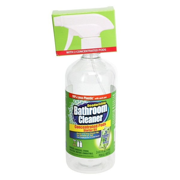Rejoice Deodorizing Bathroom Cleaner Concentrated Pods Starter Kit Same ...