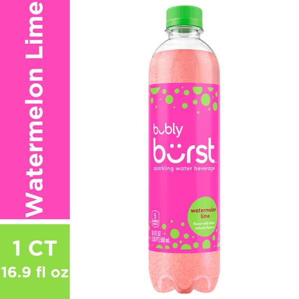 bubly Burst Sparkling Water Beverage Watermelon Lime Same-Day Delivery ...