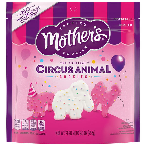 Mother's Recipe Mother’s® Original Circus Animal Cookies, Iconic ...