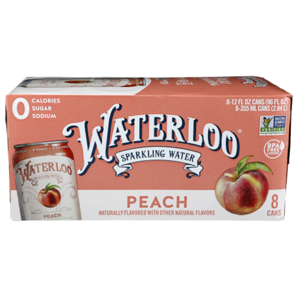 Sprouts Farmers Market Waterloo Sparkling Water Peach Pickup | Instacart