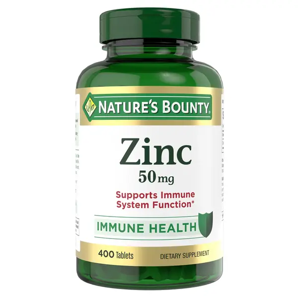 Nature's Bounty Zinc 50 Mg Immune Health Supports Immune System ...