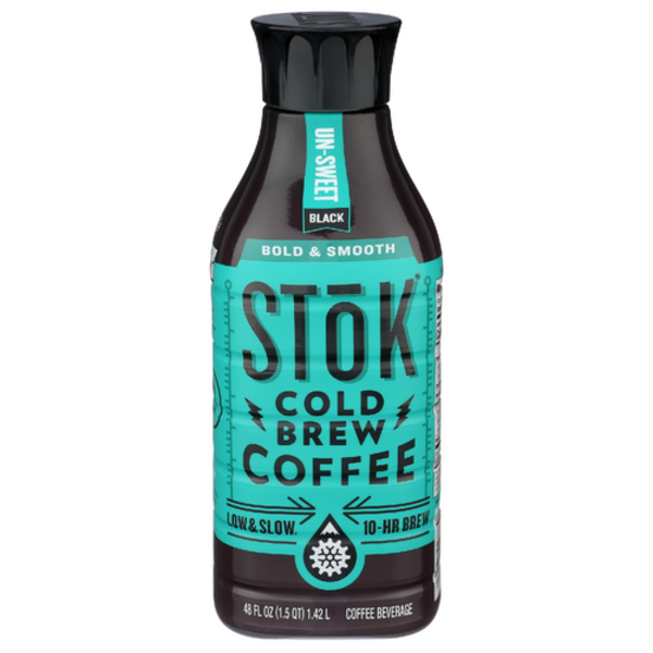 SToK Cold Brew Coffee, Arabica-Based Blend, Medium Roast Brewed Low and ...
