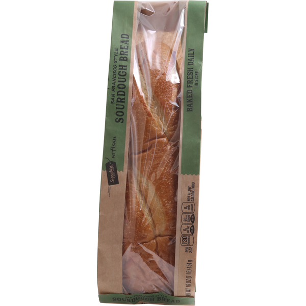 Safeway Signature SELECT Bread, Sourdough, San Francisco Style Same-Day ...