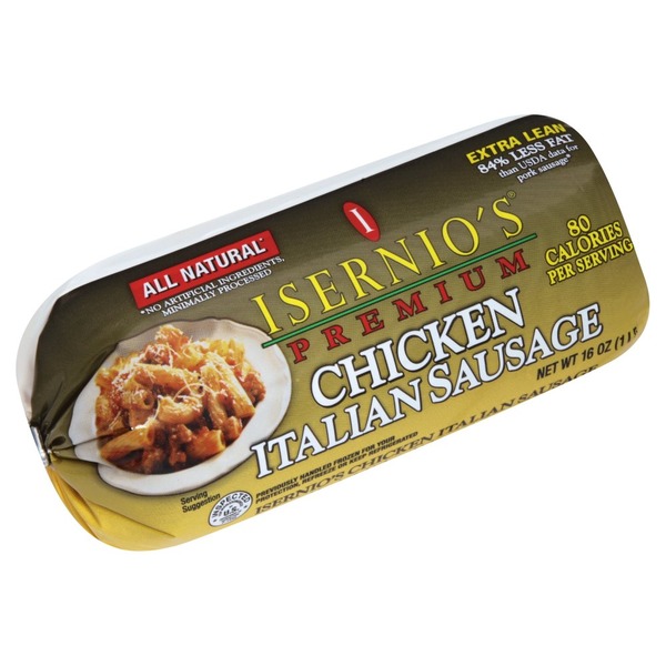 Isernio's Italian Sausage, Premium, Chicken (16 oz) - Instacart