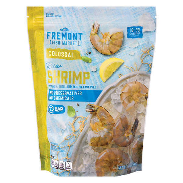 Fremont Fish Market Colossal Easy Peel Raw Shrimp Same-Day Delivery or Pickup | ALDI
