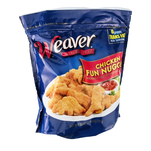 Weaver Chicken Fun Nuggets (28 oz) - Instacart