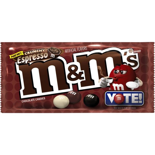 M&M's Crunchy Espresso Singles Flavor Vote 1.35 Ounce (1.35 oz) - Instacart