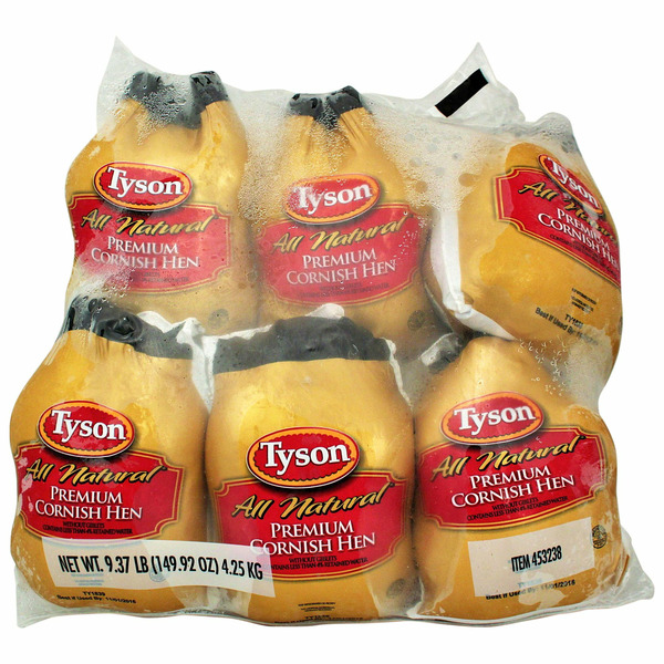 Tyson Premium Cornish Hen, 25 oz, 6-count Same-Day Delivery | Costco