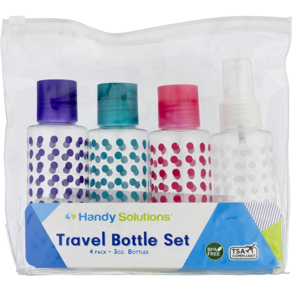Handy Solutions 4-Pc. Travel Bottle Set (4 ct) - Instacart