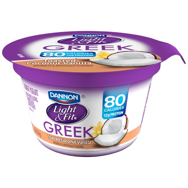 Dannon Light & Fit Greek Yogurt Toasted Coconut from Publix - Instacart Dannon Light & Fit Greek Yogurt Toasted Coconut from Publix - Instacart