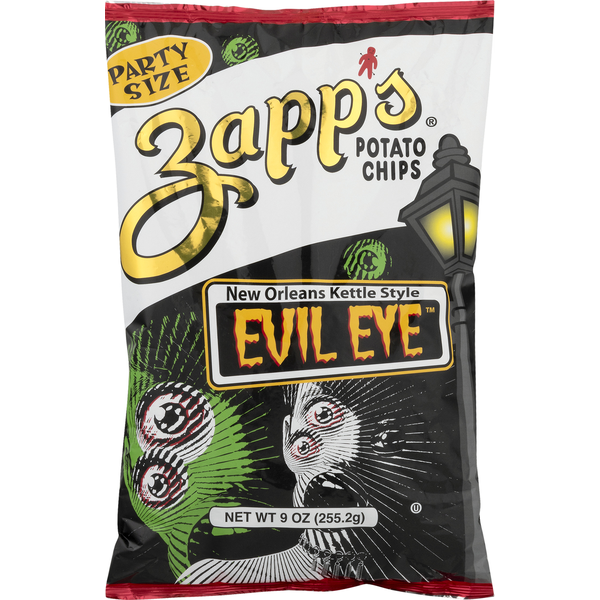 Publix Zapp's Potato Chips, Evil Eye, New Orleans Kettle Style, Party ...
