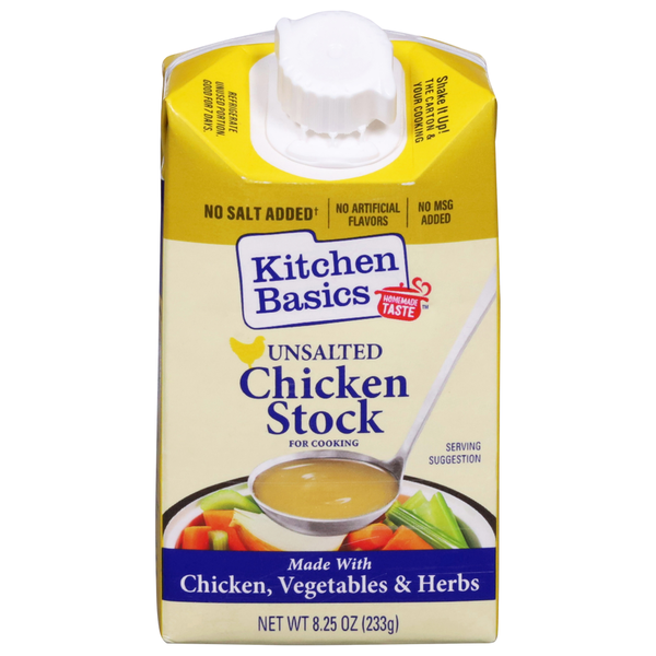 Kitchen Basics Unsalted Chicken Stock for Cooking Same-Day Delivery or ...