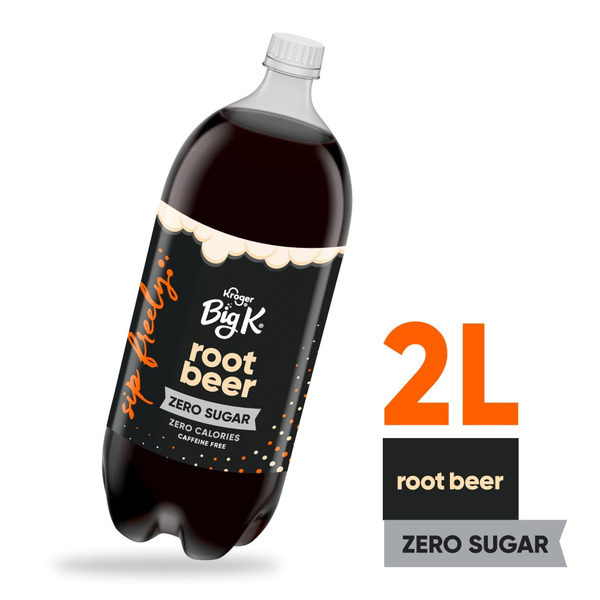 Kroger Kroger Big K Root Beer Zero Sugar Soda Same-Day Delivery or ...