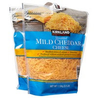 Kirkland Signature Mild Cheddar Shredded, 2 x 40 oz (40 oz) - Instacart