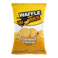 Waffle Works Cheddar Cheese Waffle Sandwich Snacks (4 oz) - Instacart