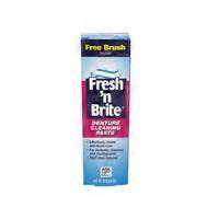 Fresh'n Brite Denture Toothpaste, Gel+Paste, 2-Layer (3.8 oz) - Instacart