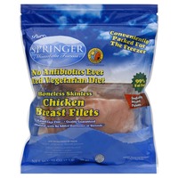 Springer Mountain Farms Chicken, Breast Filets, Boneless, Skinless (32 ...