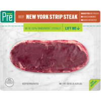 Pre PRE® New York Strip Steak- 100% Grass Fed Fresh Beef (10 oz ...